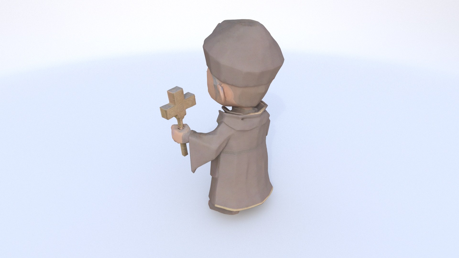 3D Priest 1 Model - TurboSquid 2331310