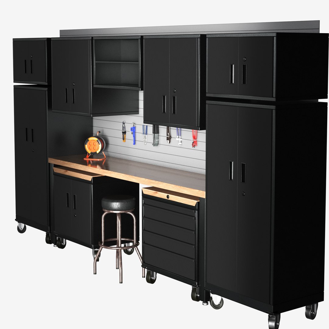 Modular Tool Storage Cabinet 3D Model Model - TurboSquid 2272519