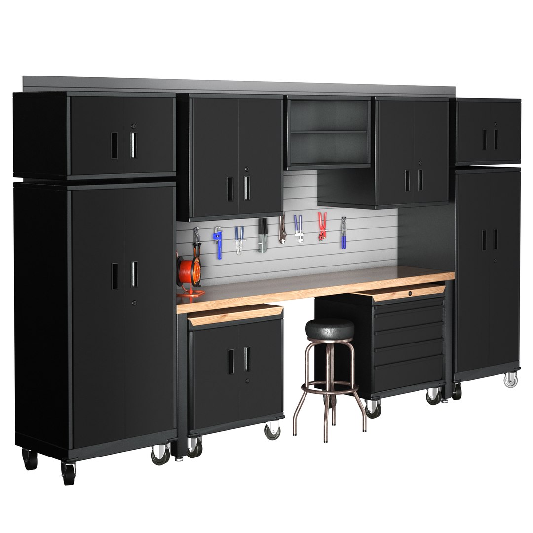 Modular Tool Storage Cabinet 3D Model Model - TurboSquid 2272519