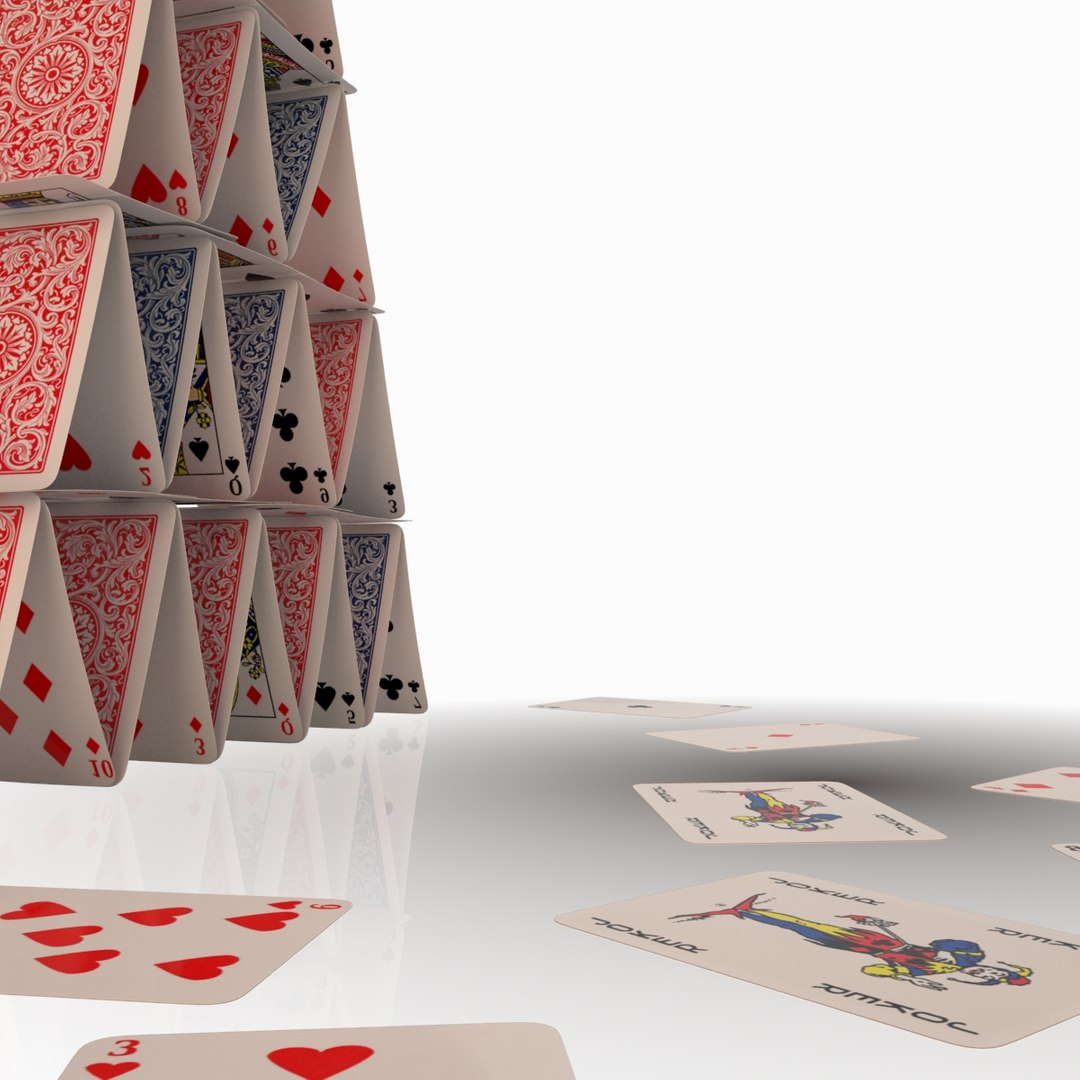 Poker Cards Animation 3d Model