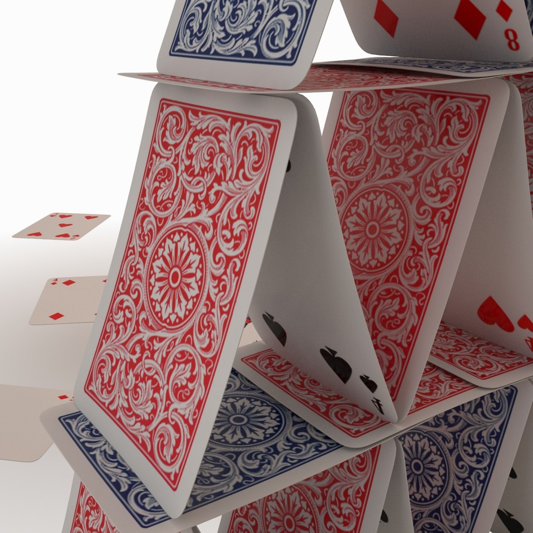 Poker Cards Animation 3d Model