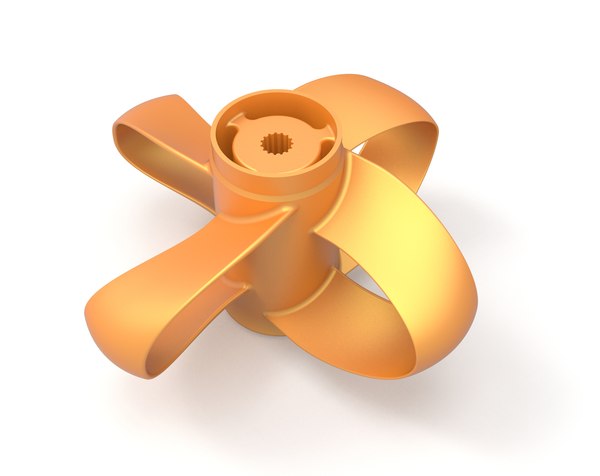 modelo 3d Hélice de barco toroidal - 4 palas - TurboSquid 2250917