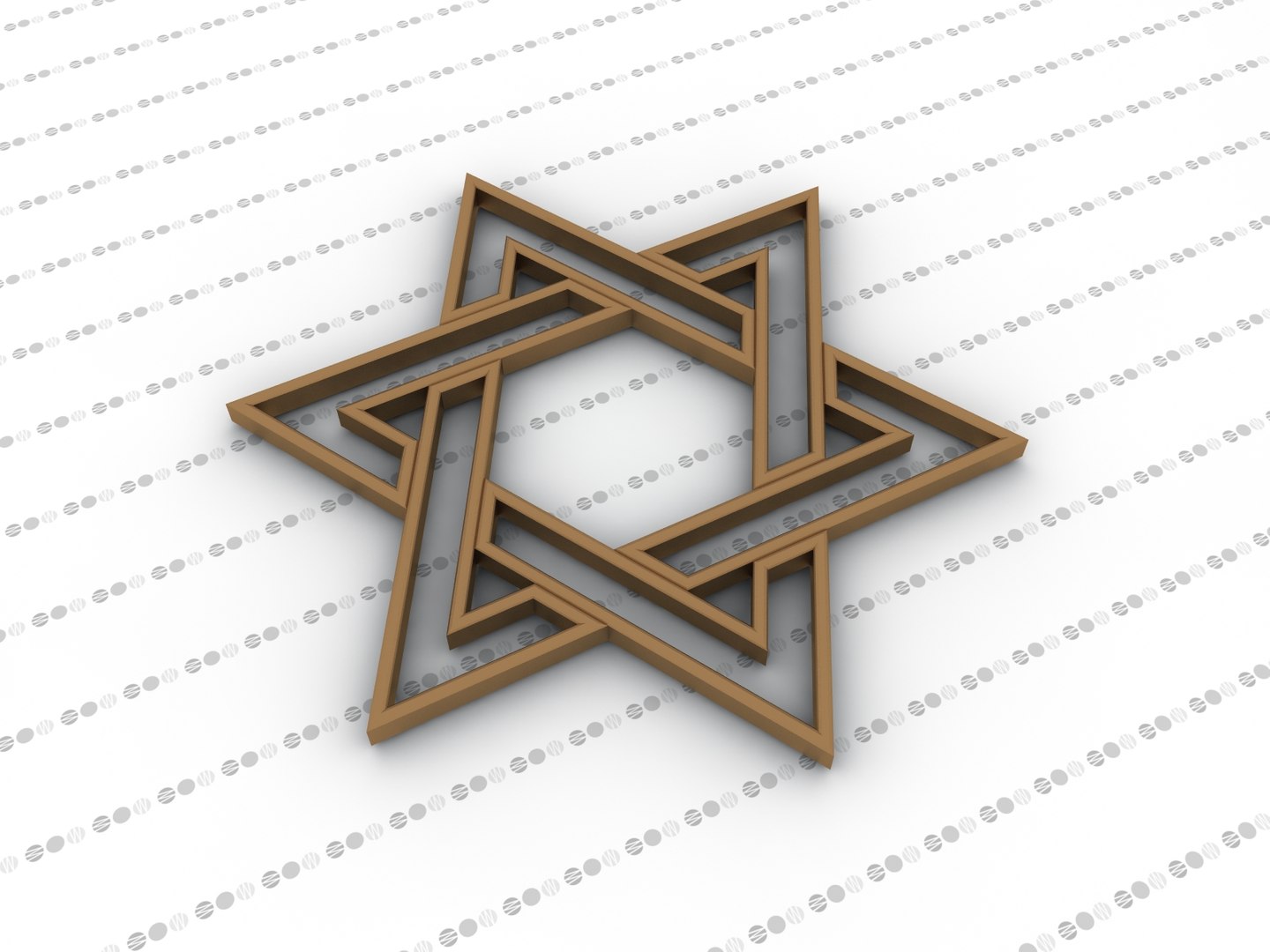 3D Model Star David - TurboSquid 1416332