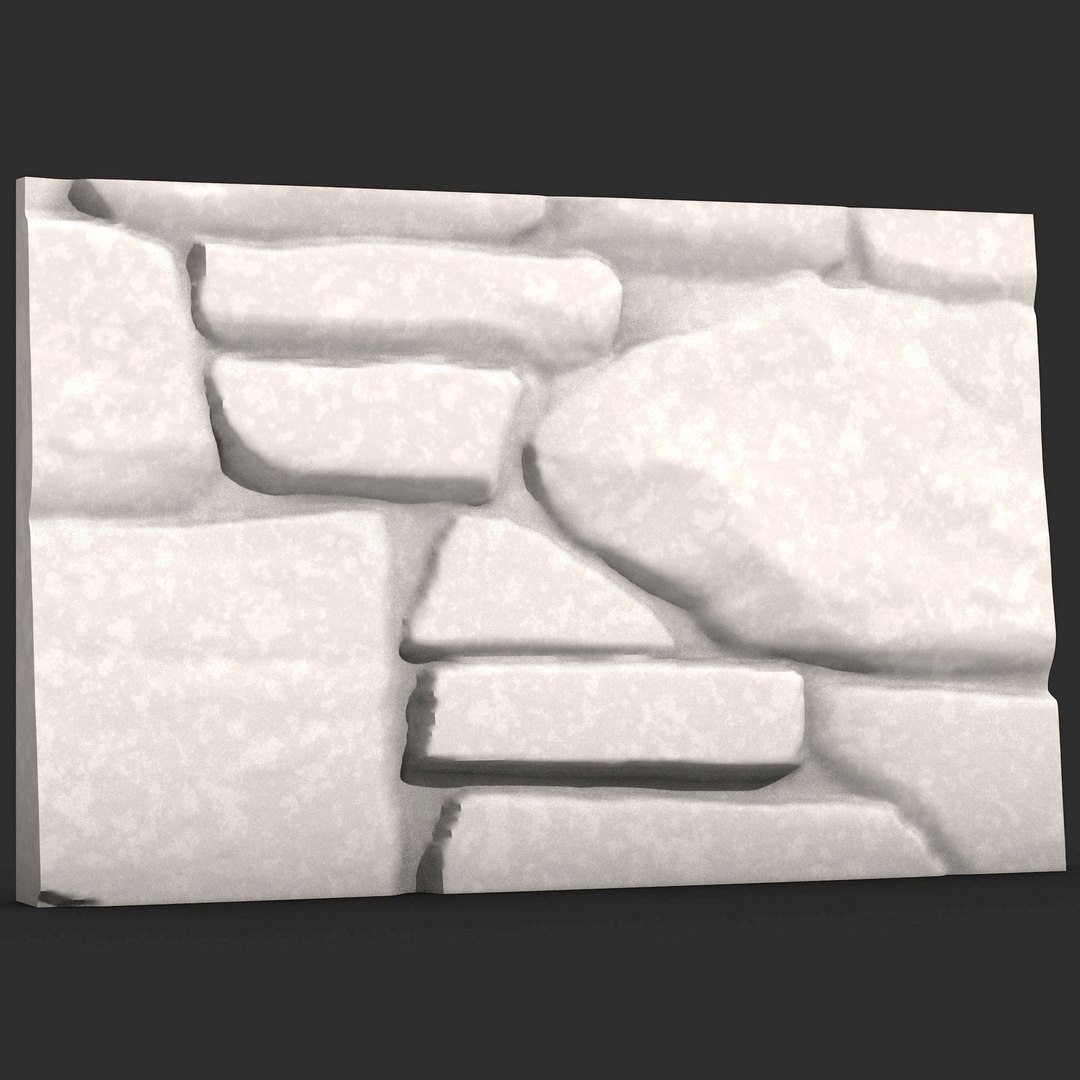 3D Model Stone Wall 54 - TurboSquid 2297296