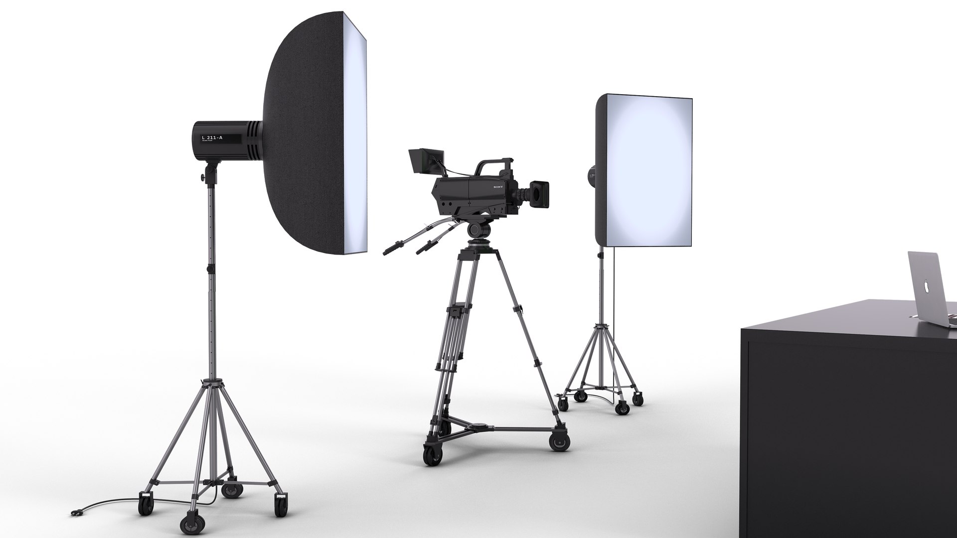 3D Studio Setup Model - TurboSquid 2121566