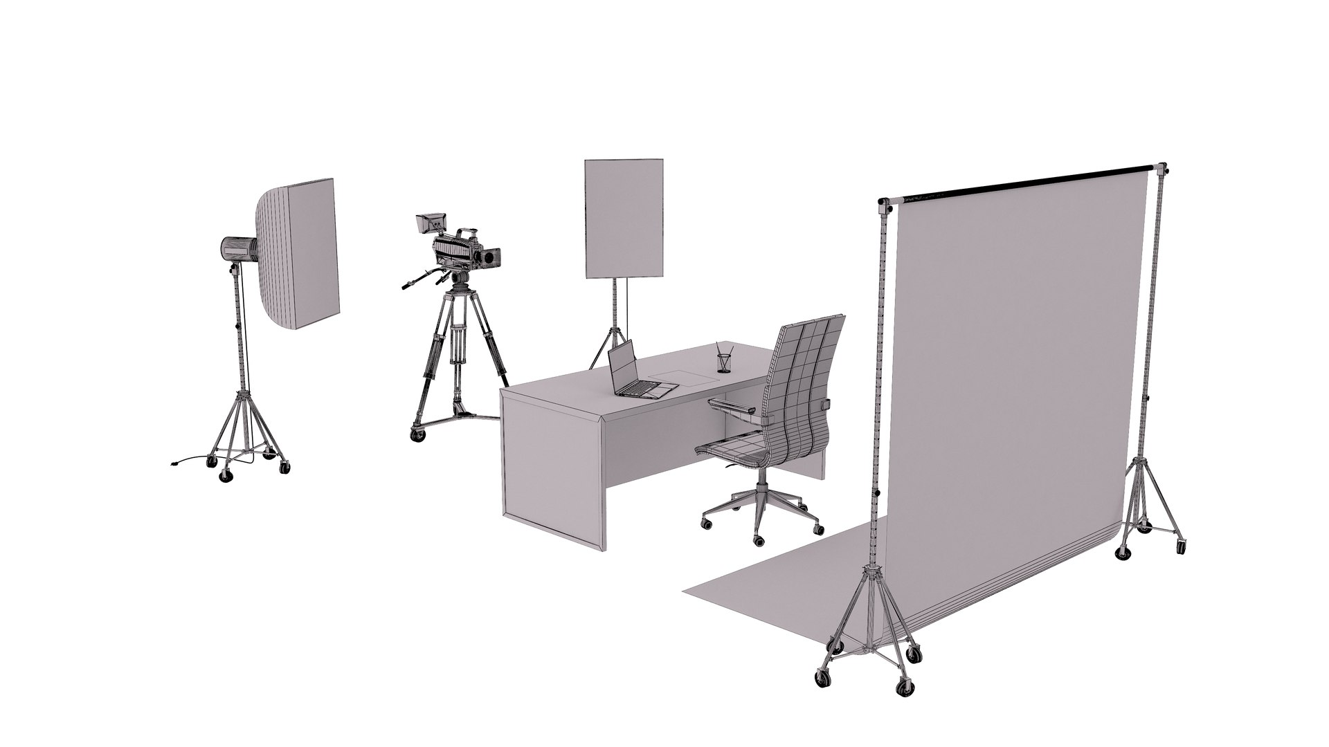 3D Studio Setup Model - TurboSquid 2121566