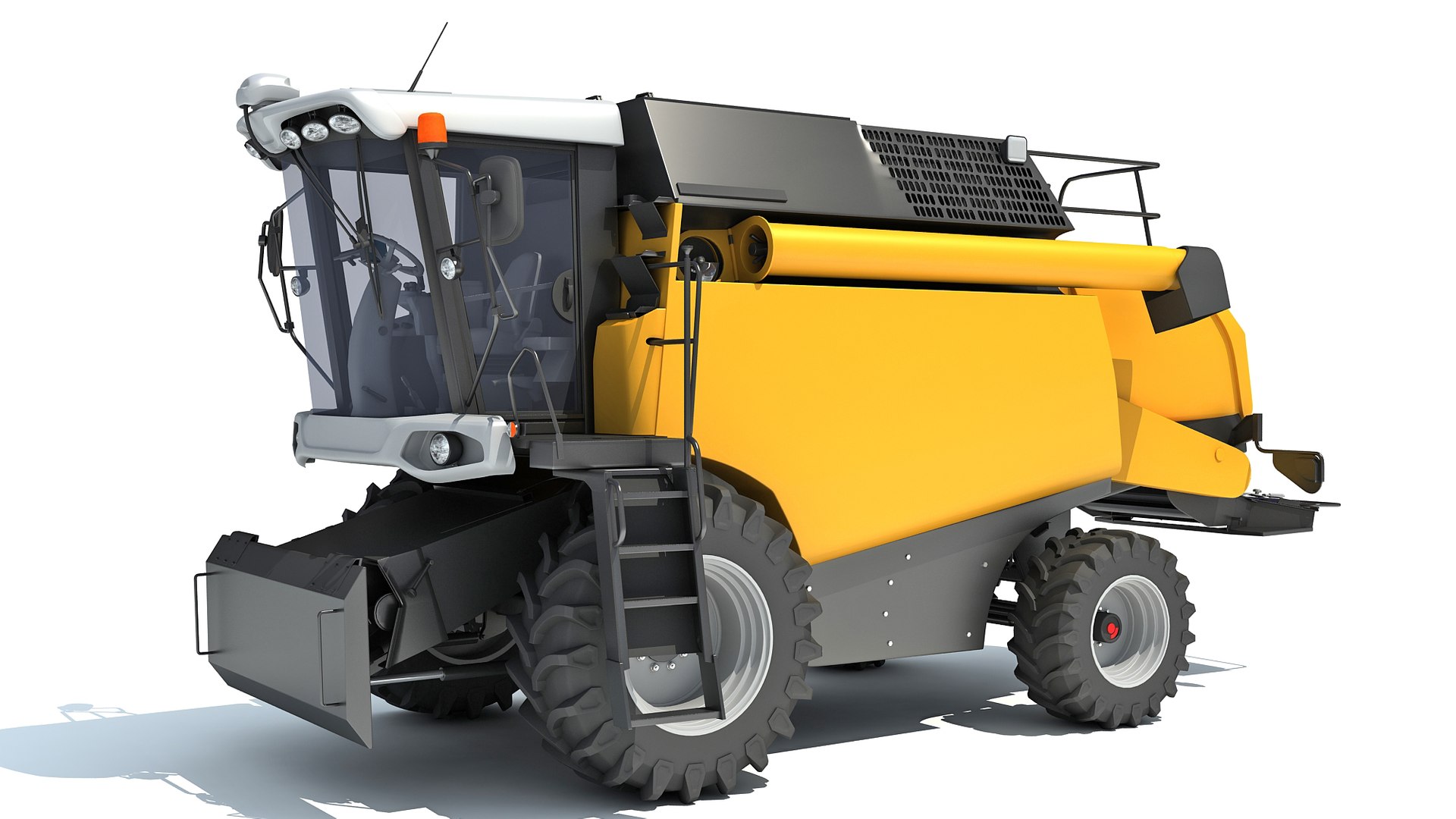 Combine harvester 3D model - TurboSquid 1674004