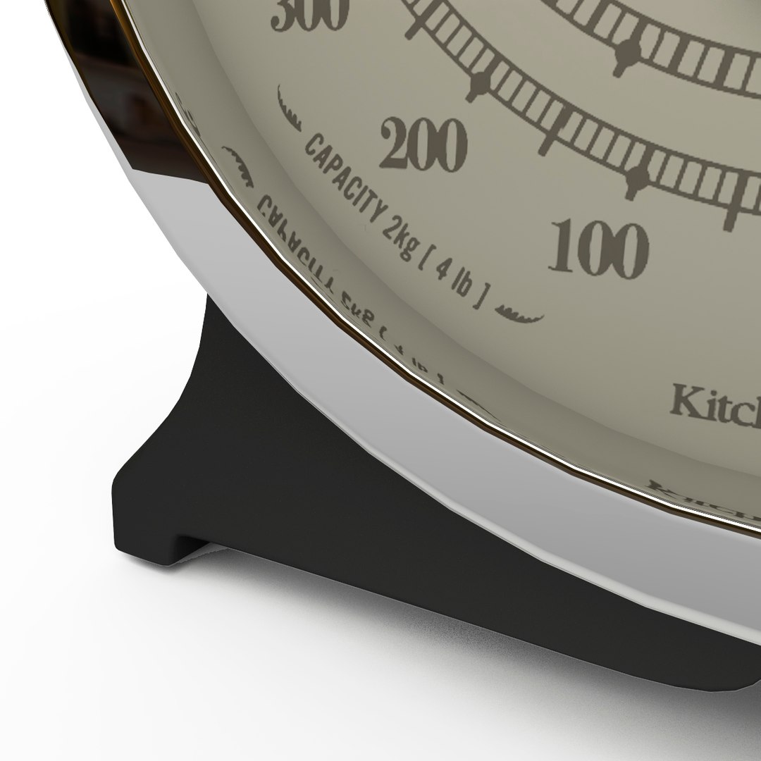 3d Kitchen Craft Mechanical Scales Model