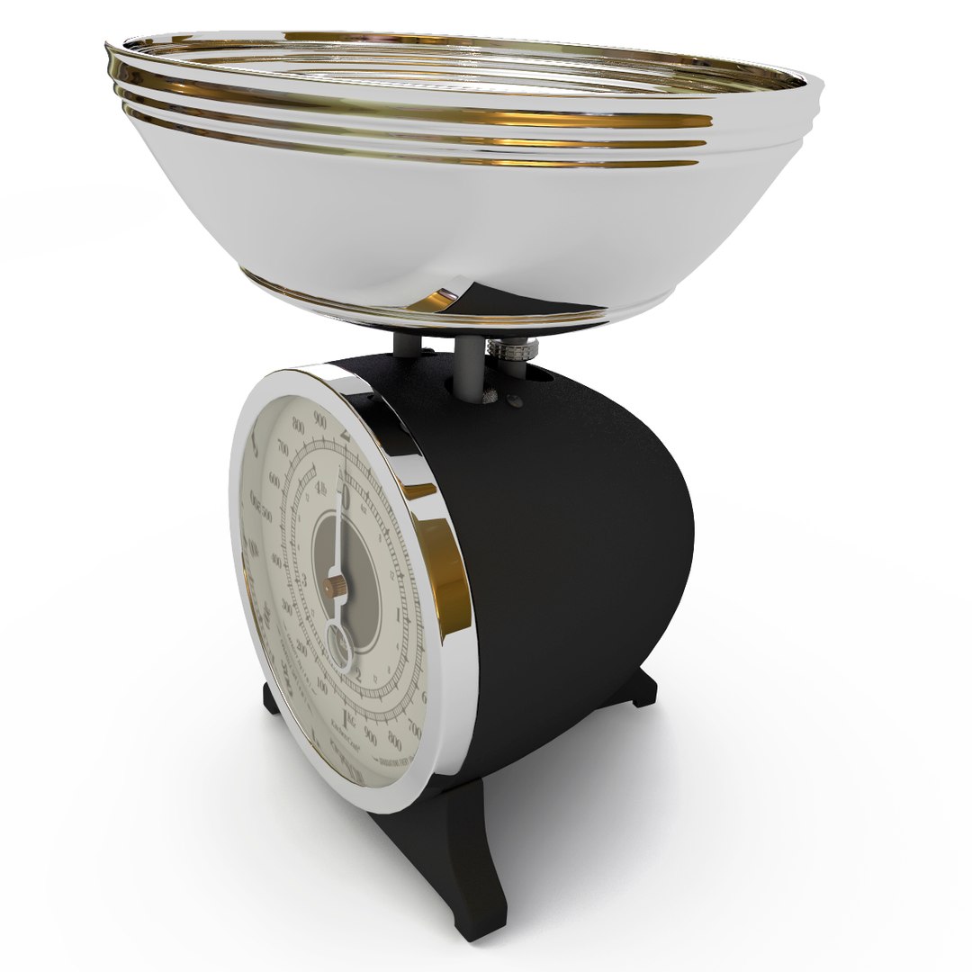 3d Kitchen Craft Mechanical Scales Model