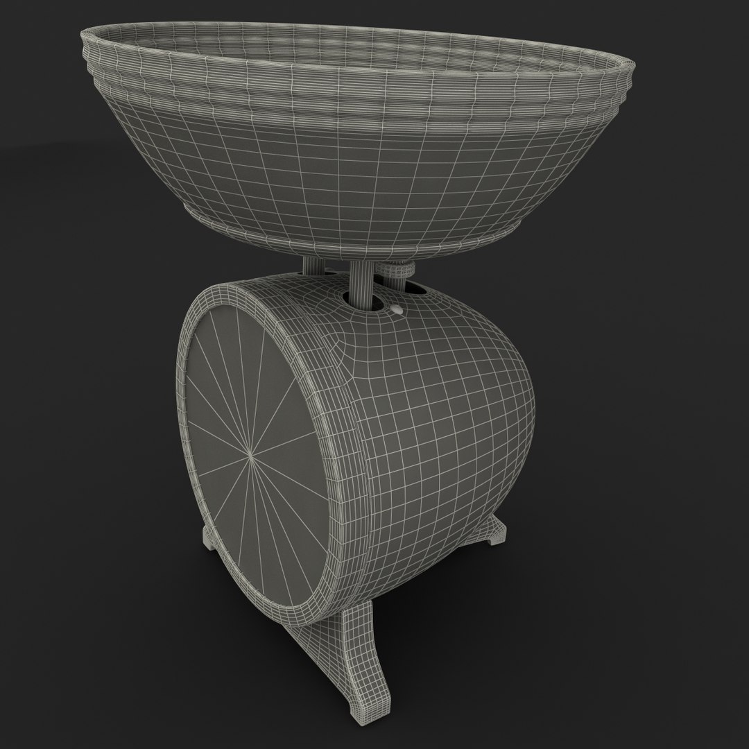 3d Kitchen Craft Mechanical Scales Model