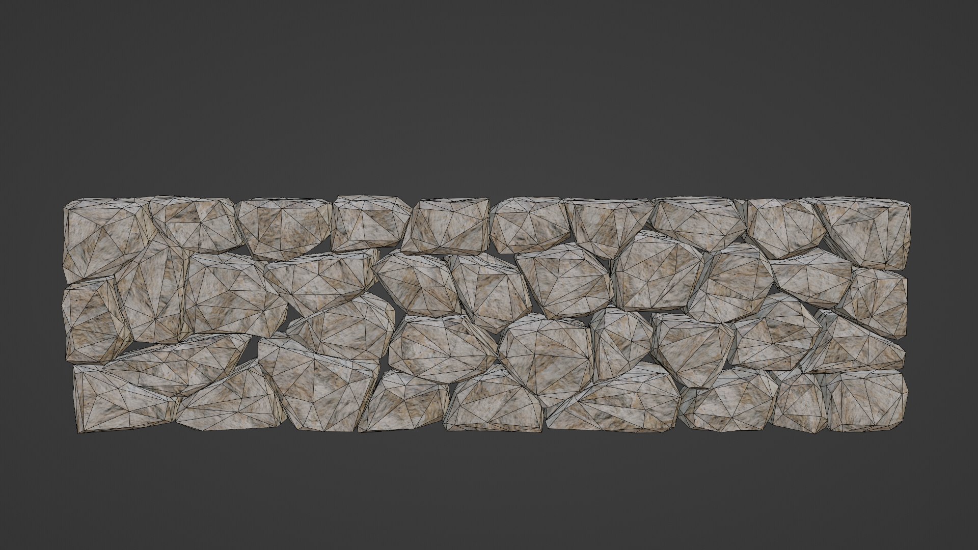 3D Model Stone Wall - TurboSquid 2138537