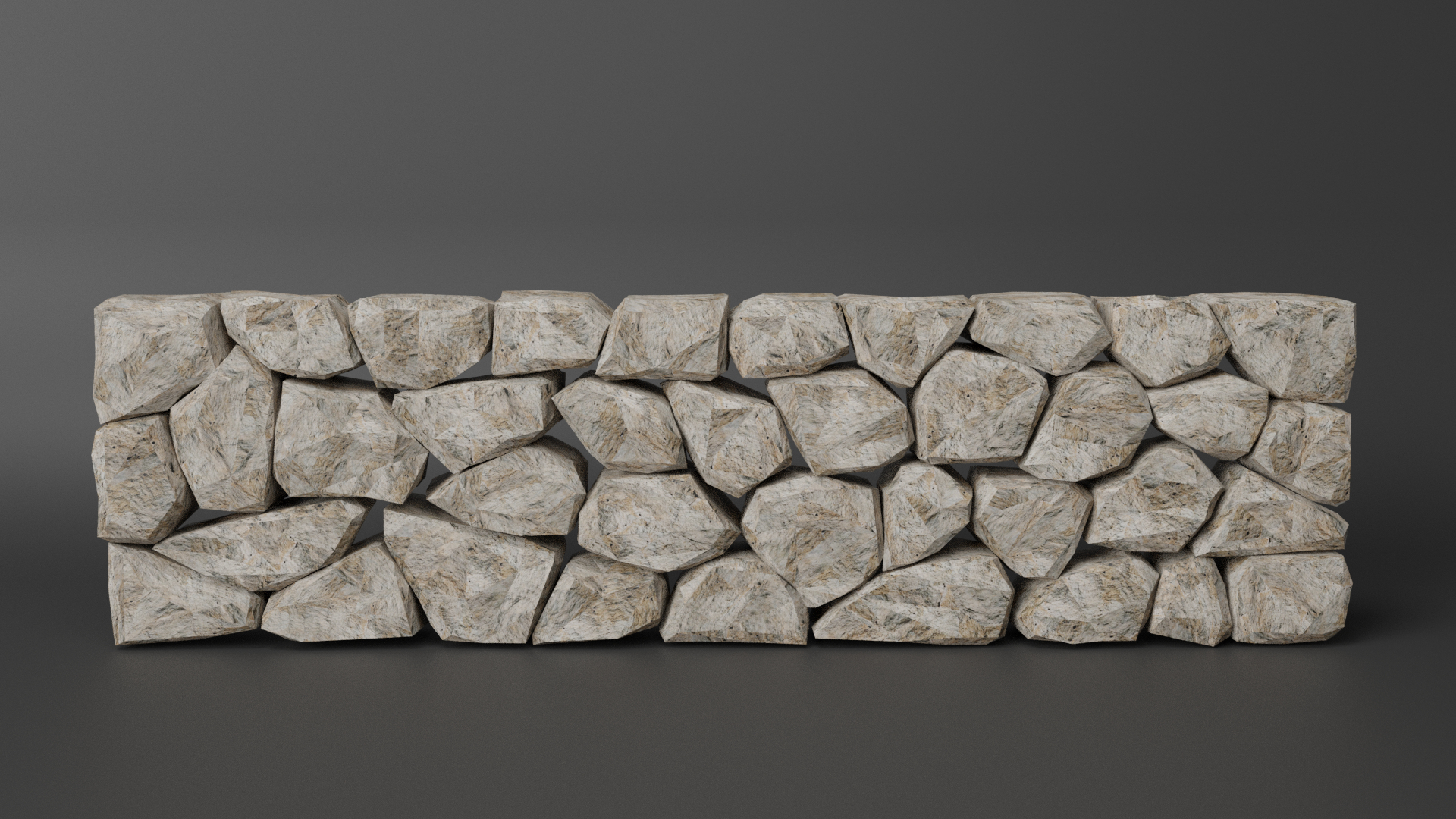 3D Model Stone Wall - TurboSquid 2138537