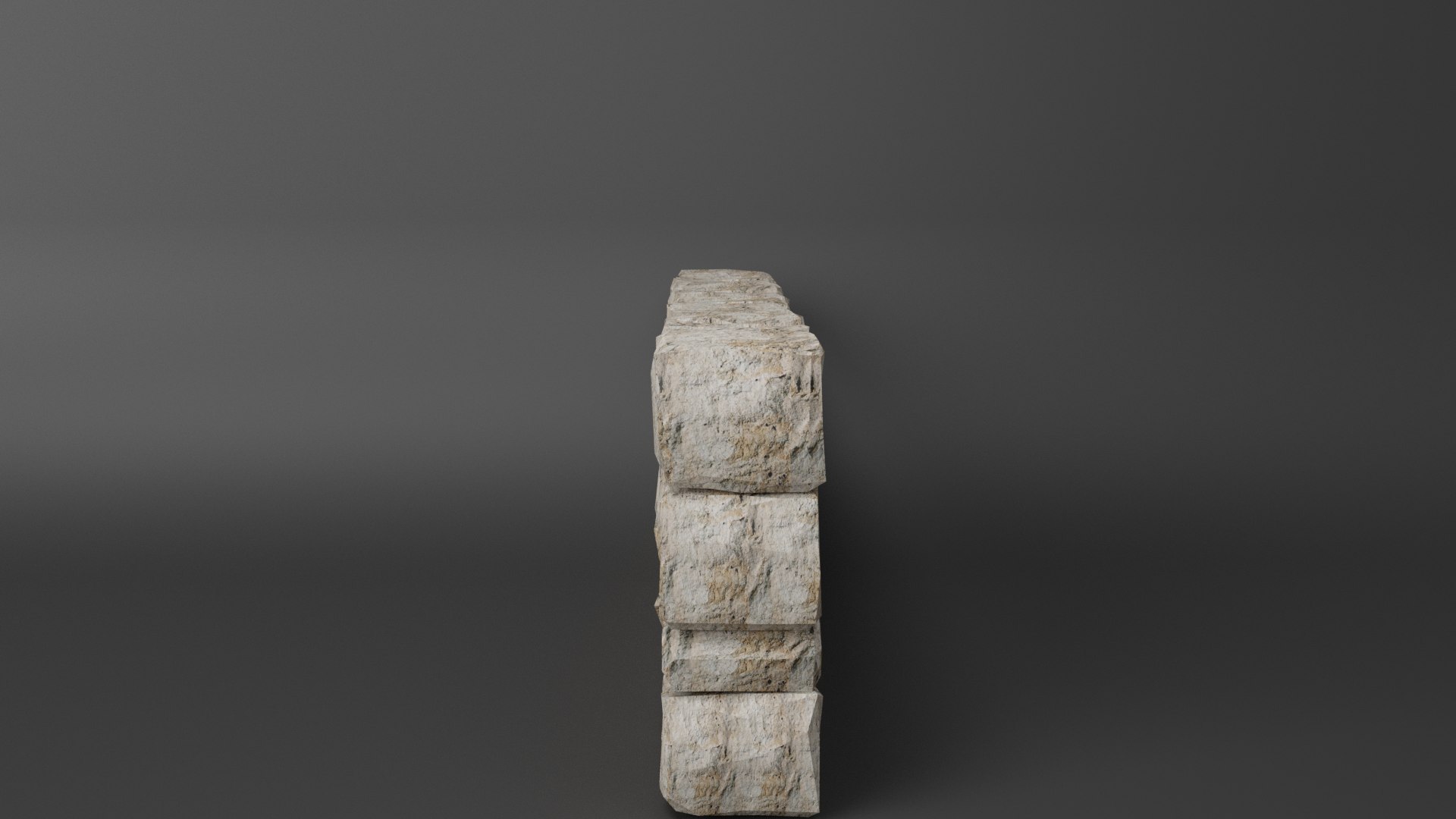 3D Model Stone Wall - TurboSquid 2138537