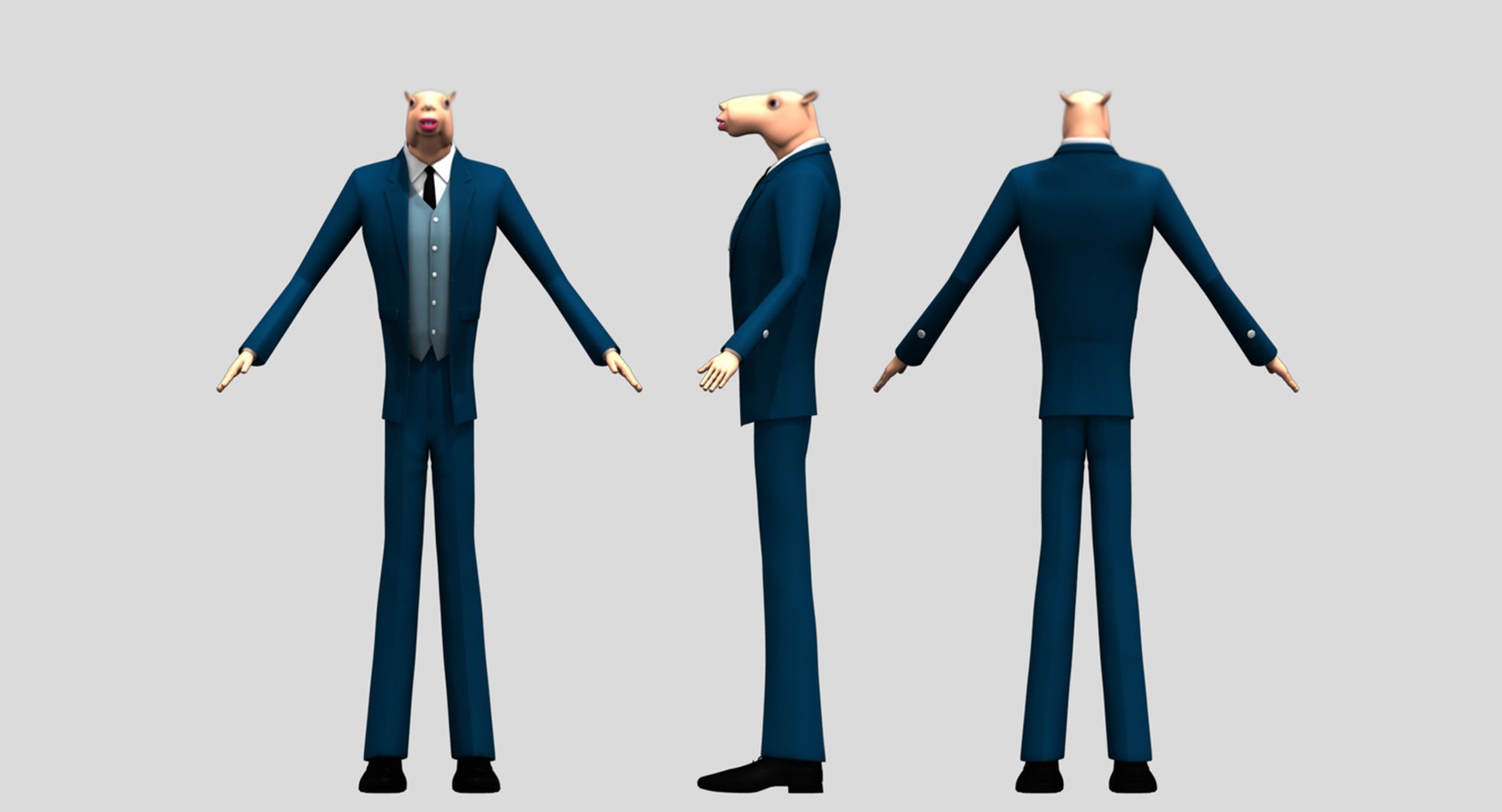 3D Model Camel Boss Man - TurboSquid 1560535