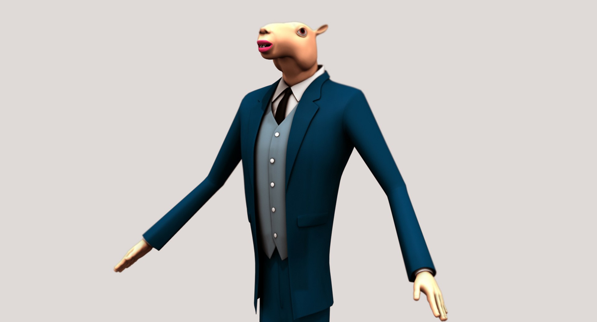 3D Model Camel Boss Man - TurboSquid 1560535