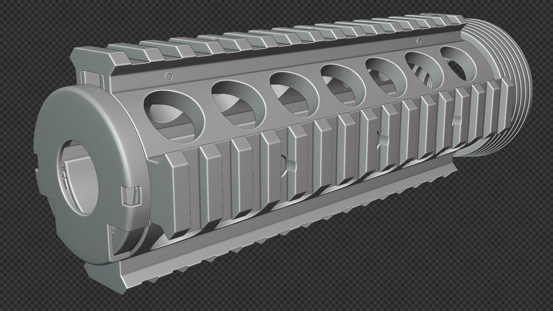 AR-15 RAS Forend Handguard 3D Model - TurboSquid 2079693