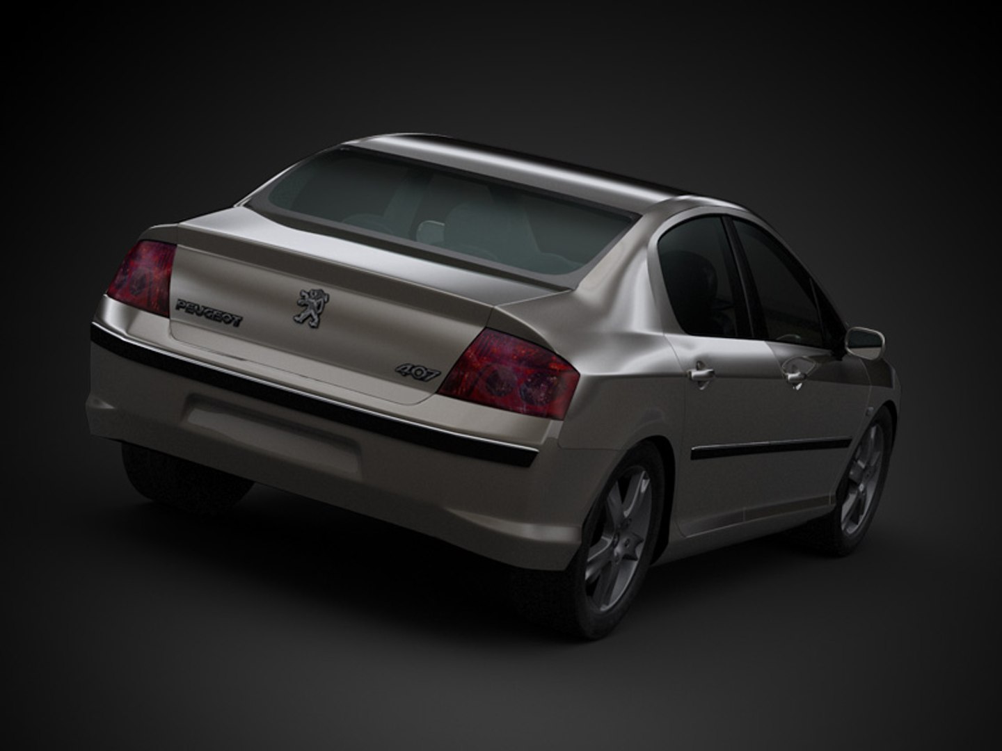 Peugeot 407 3d Max