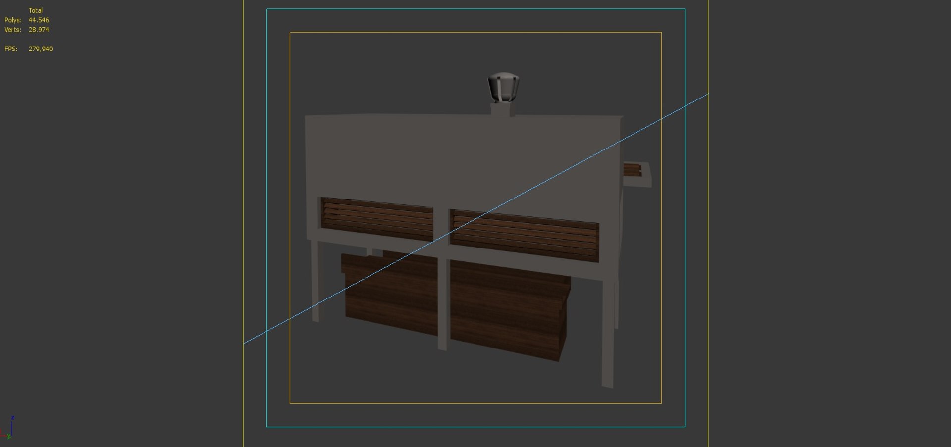 Outdoor Bar 3D Model - TurboSquid 1416047