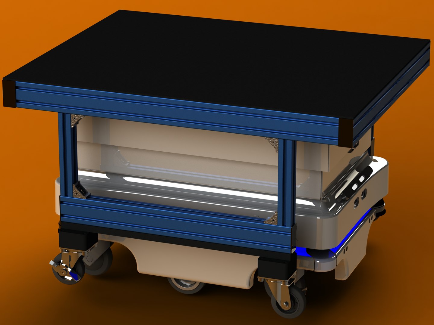 3D MiR100 Lift Top Module model - TurboSquid 2158434