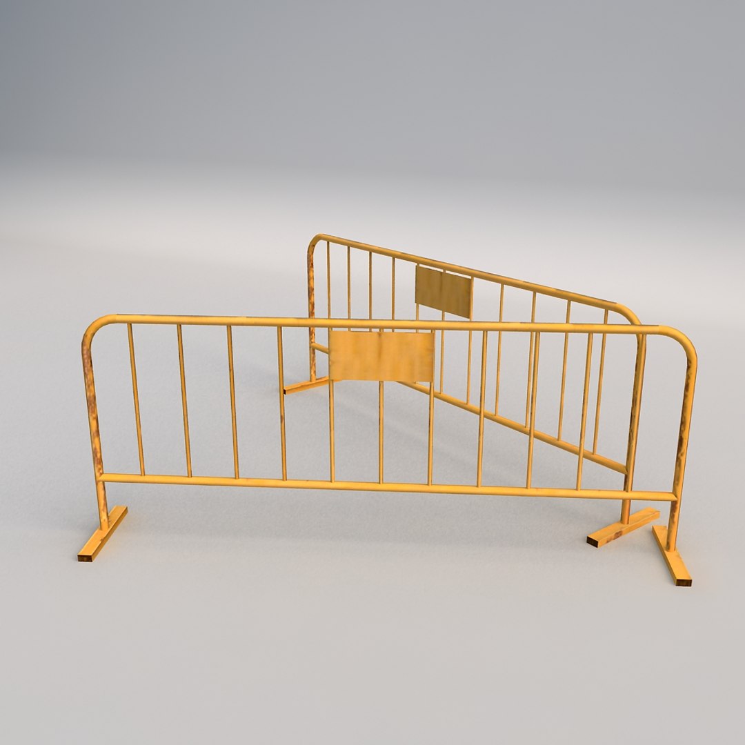 Concrete Barricade 3d 3ds
