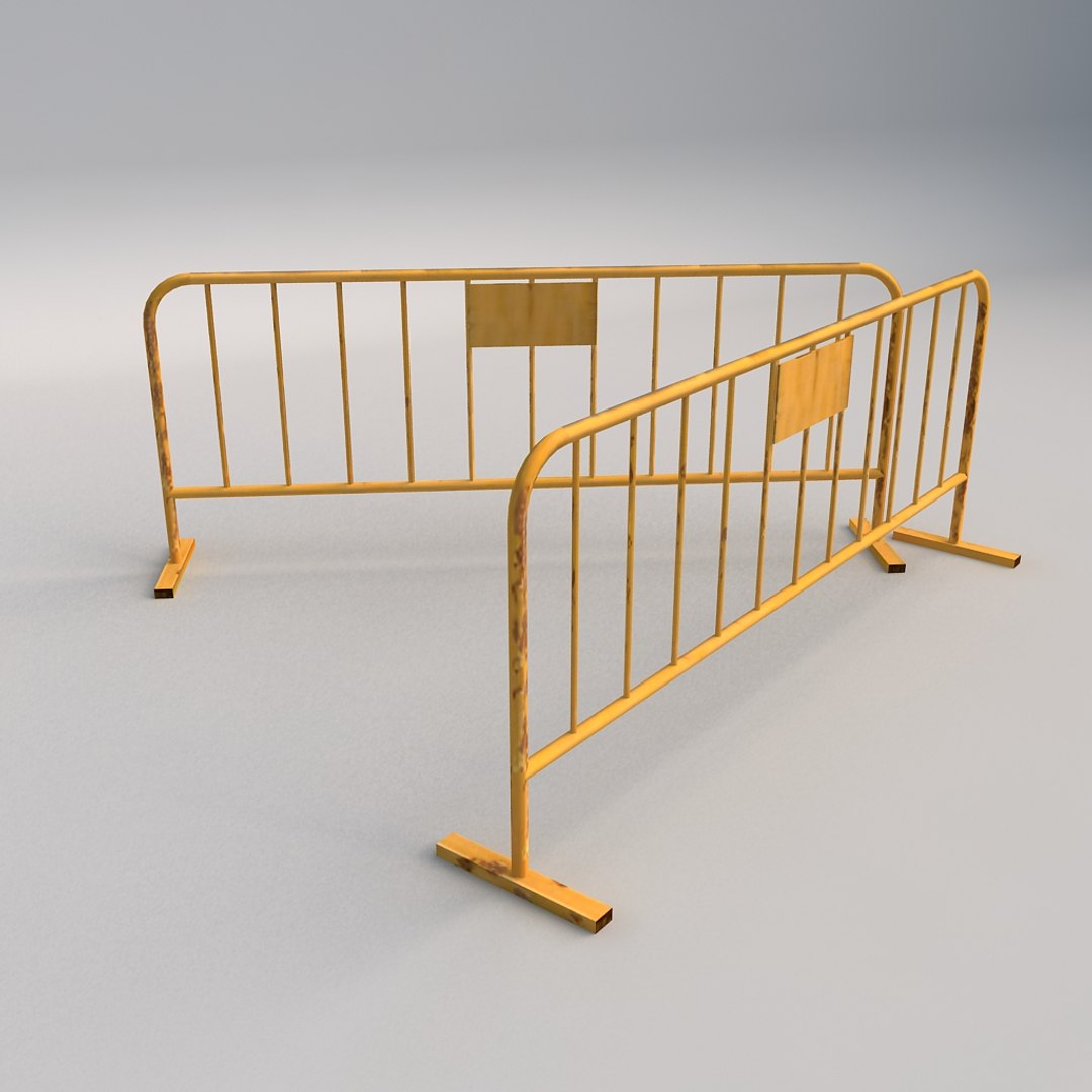 Concrete Barricade 3d 3ds