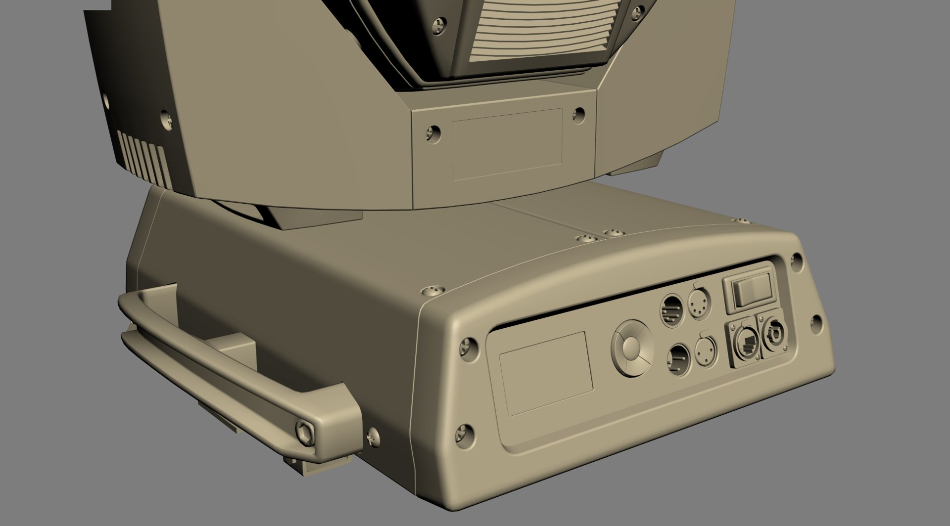 clay paky alpha profile 3d model