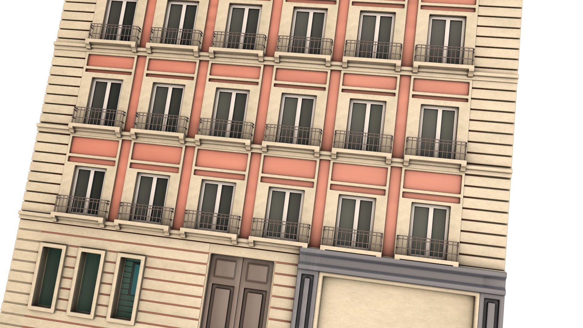 3D Paris Building Model - TurboSquid 2340996