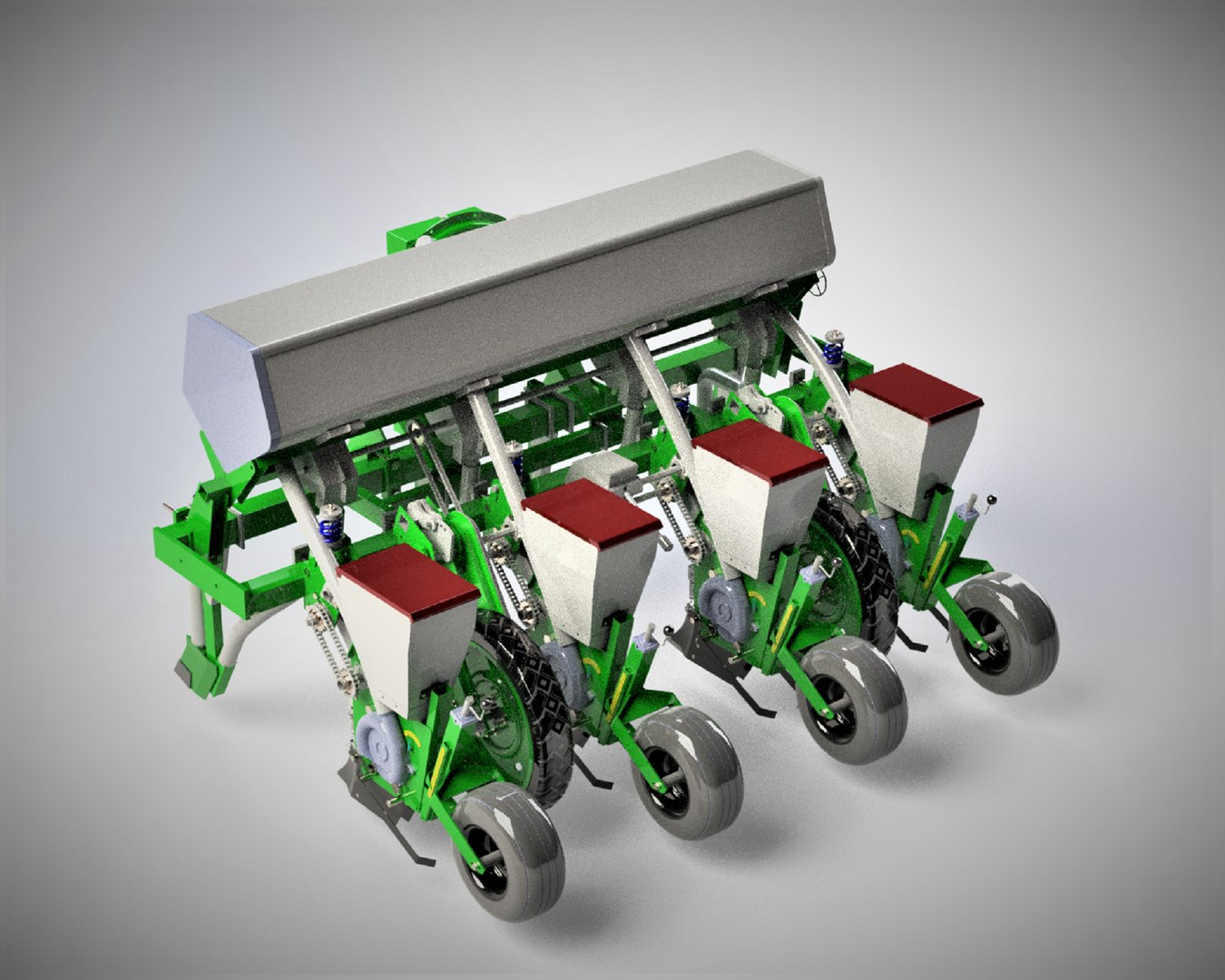 3D Model Seed Feeder Or Pneumatic Seed-Planter - TurboSquid 1956478