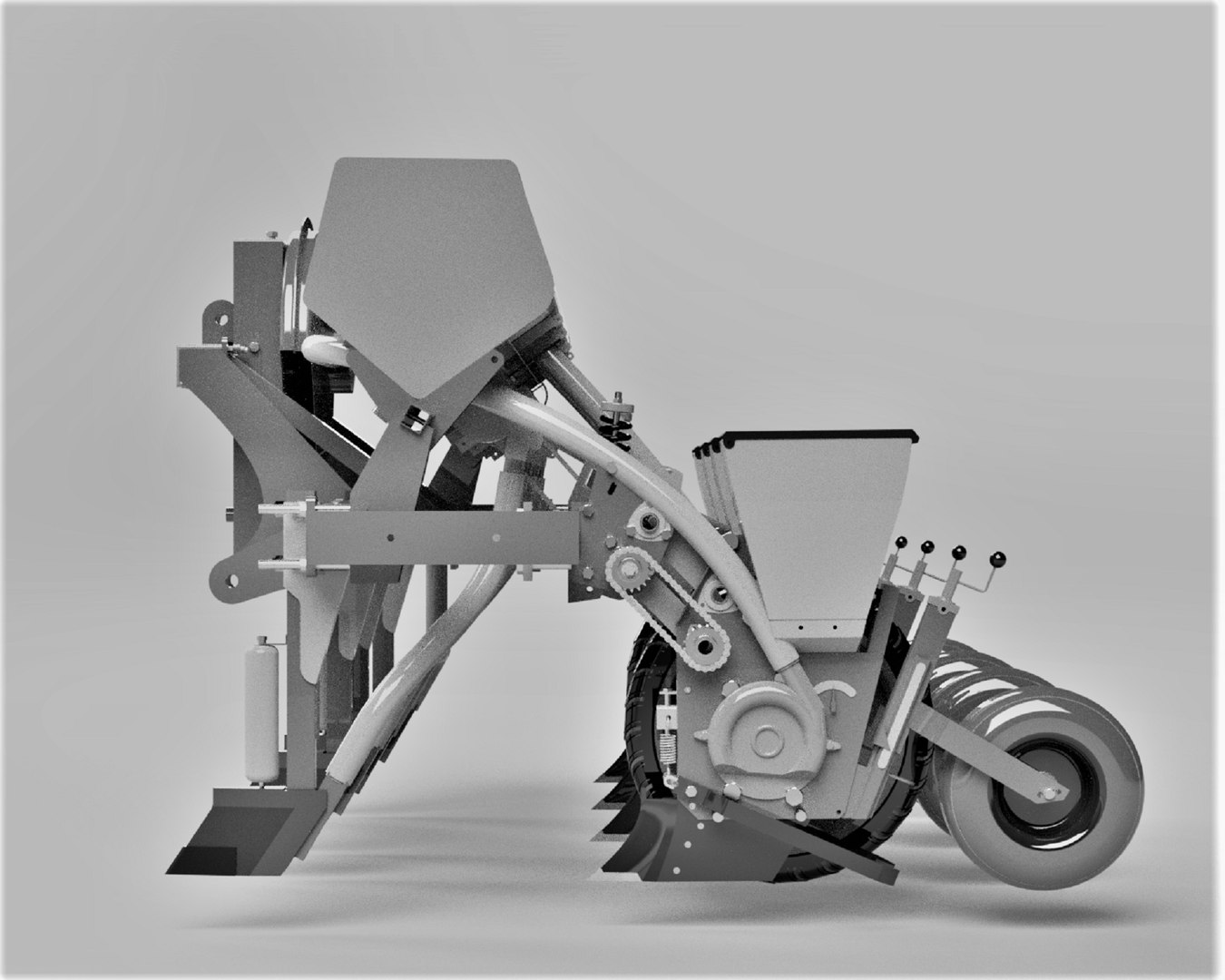 3D Model Seed Feeder Or Pneumatic Seed-Planter - TurboSquid 1956478