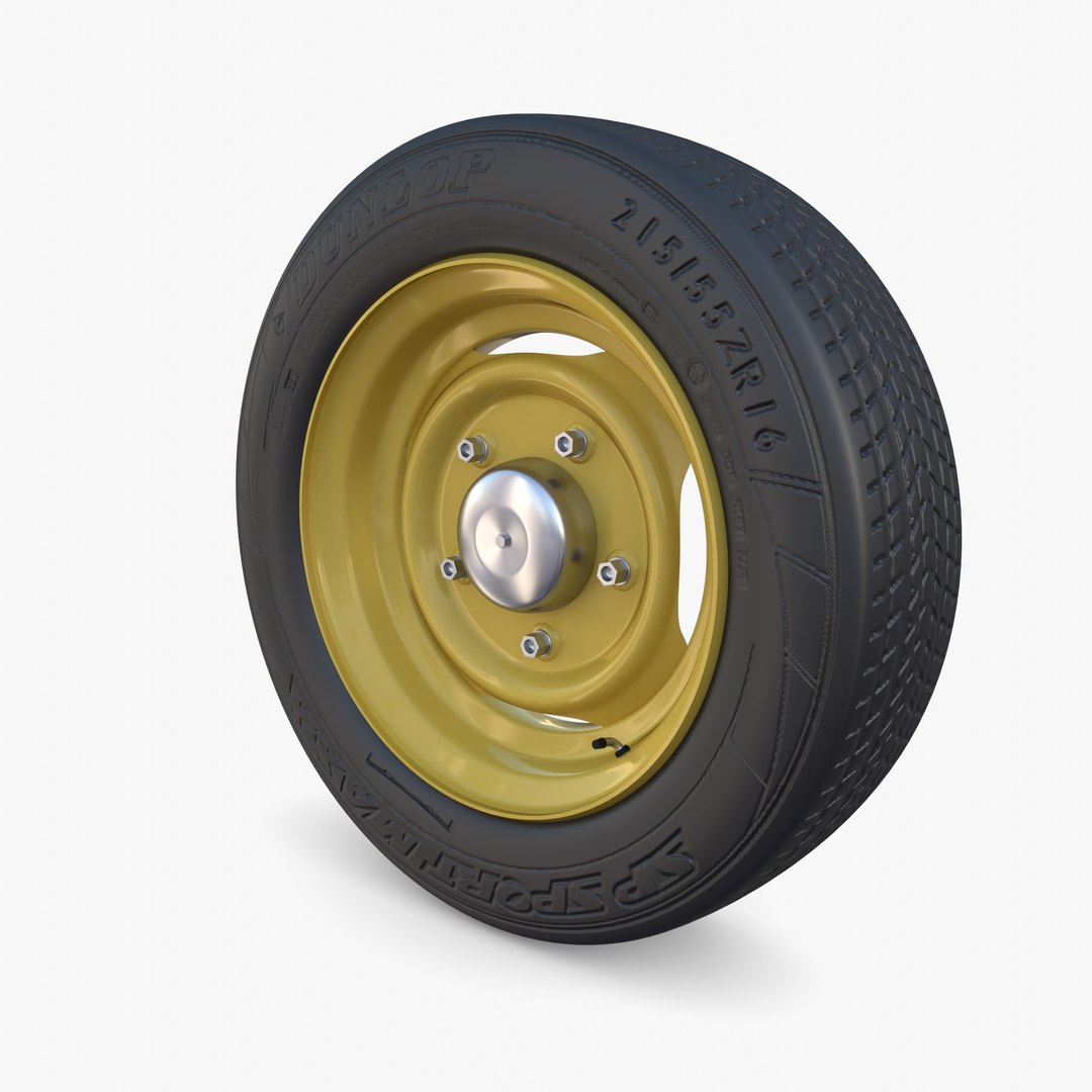 Generic 40s Van Wheel 3D model - TurboSquid 1931273