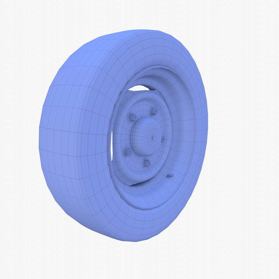 Generic 40s Van Wheel 3D Model - TurboSquid 1931273