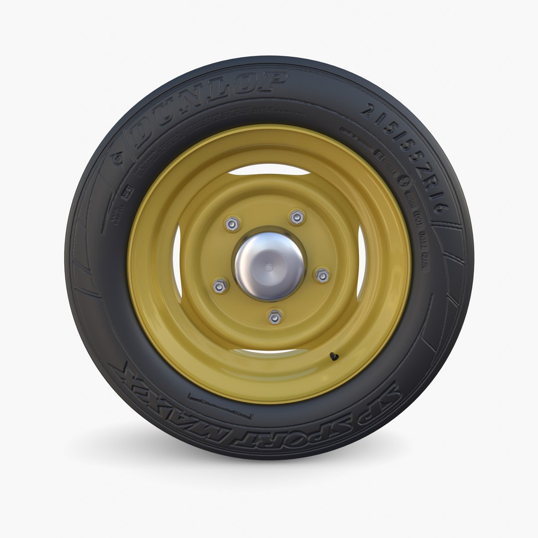 Generic 40s Van Wheel 3D Model - TurboSquid 1931273