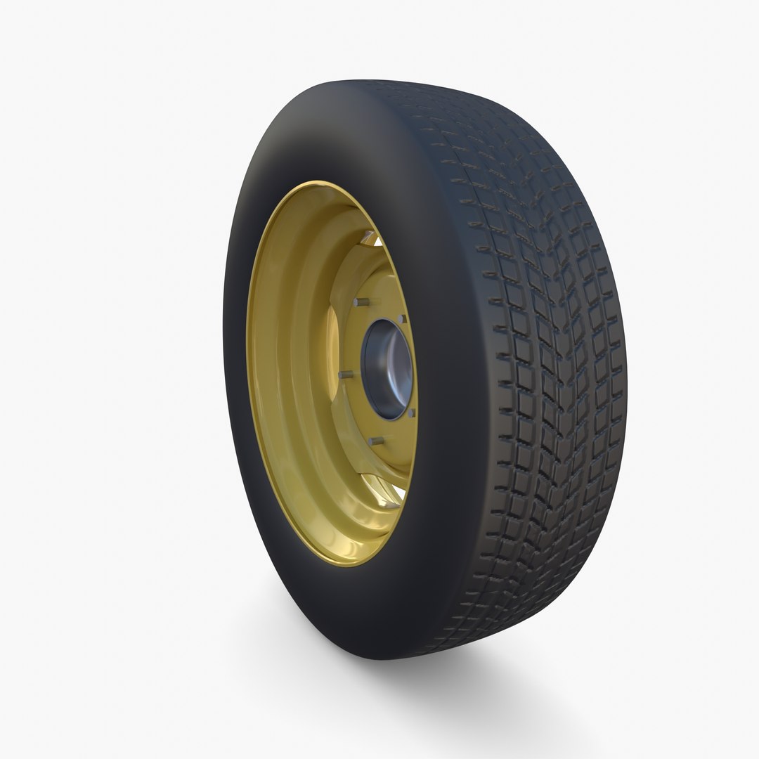 Generic 40s Van Wheel 3D Model - TurboSquid 1931273