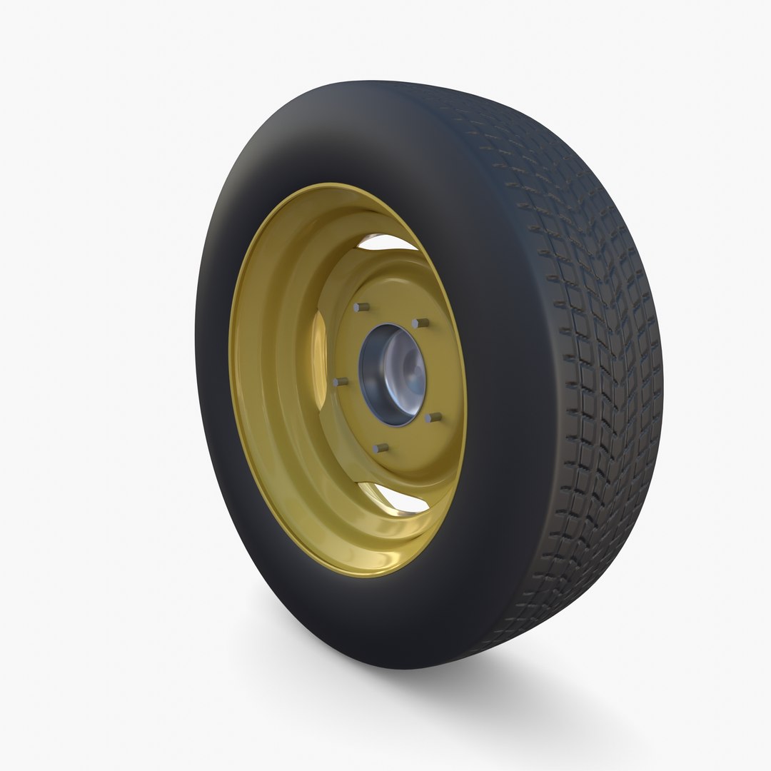 Generic 40s Van Wheel 3D Model - TurboSquid 1931273