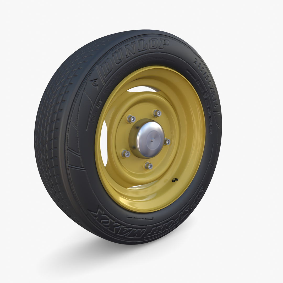 Generic 40s Van Wheel 3D Model - TurboSquid 1931273