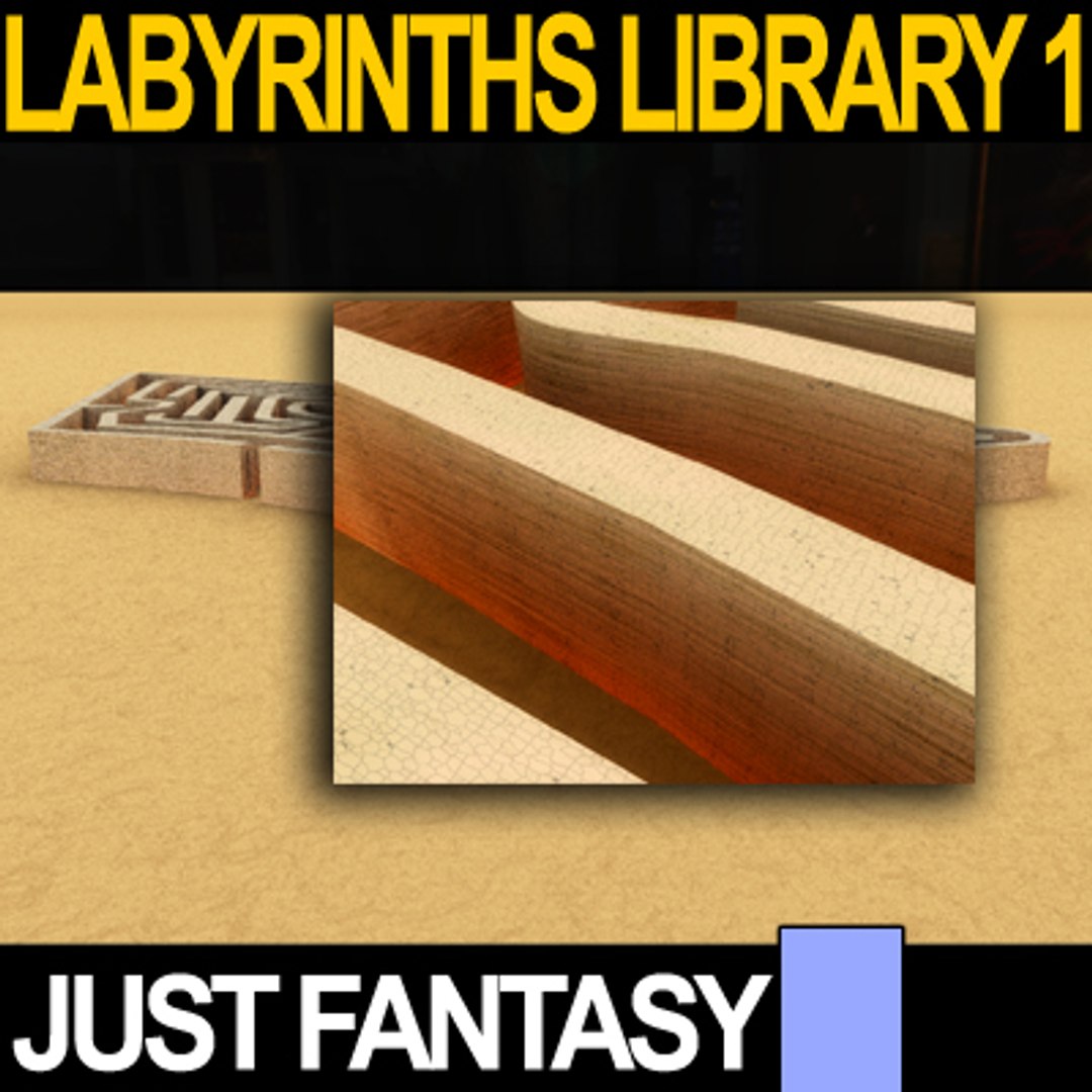 Labyrinth Library Vol 1 3d Model