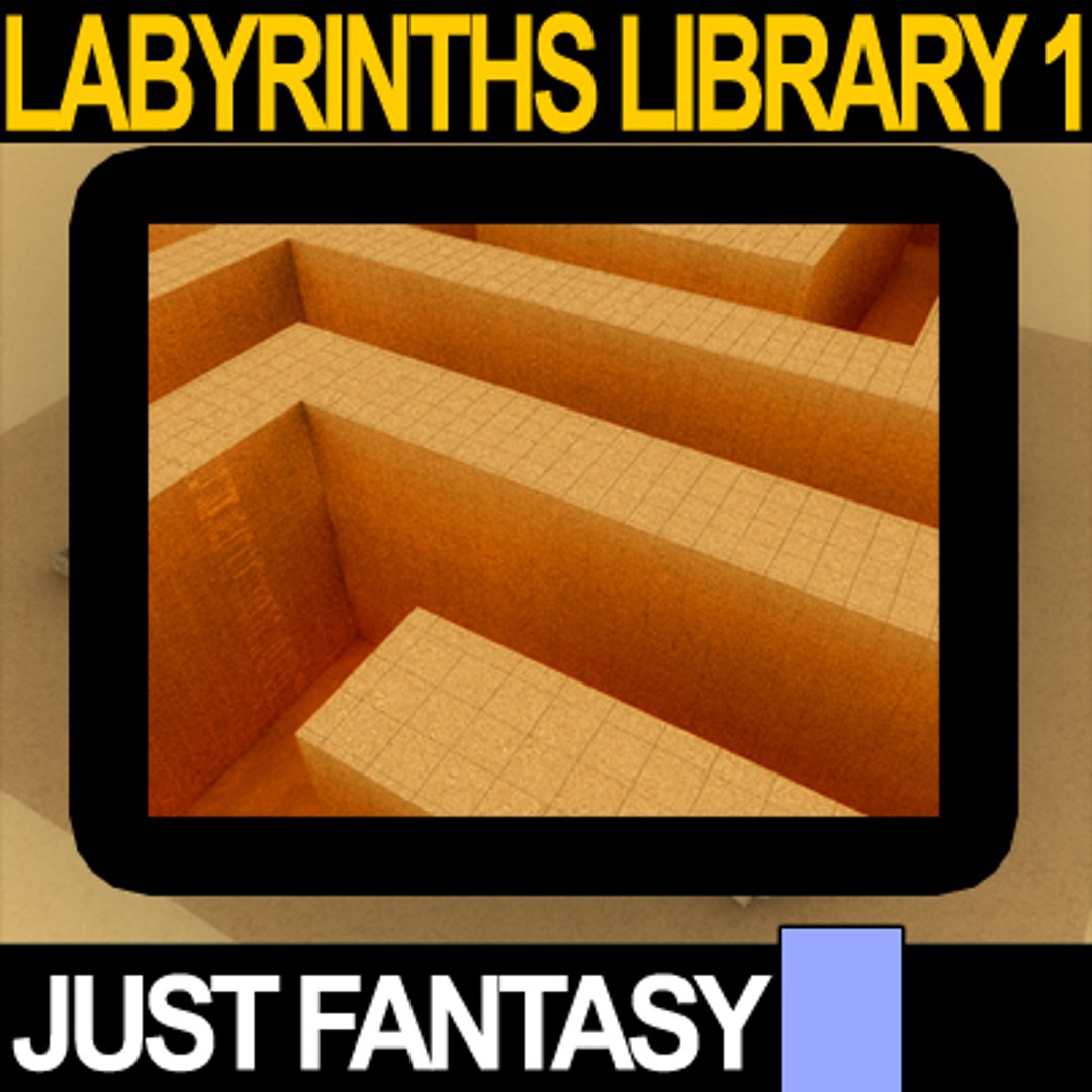 Labyrinth Library Vol 1 3d Model