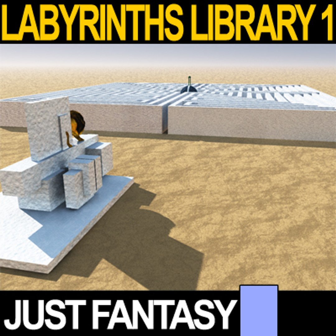 Labyrinth Library Vol 1 3d Model