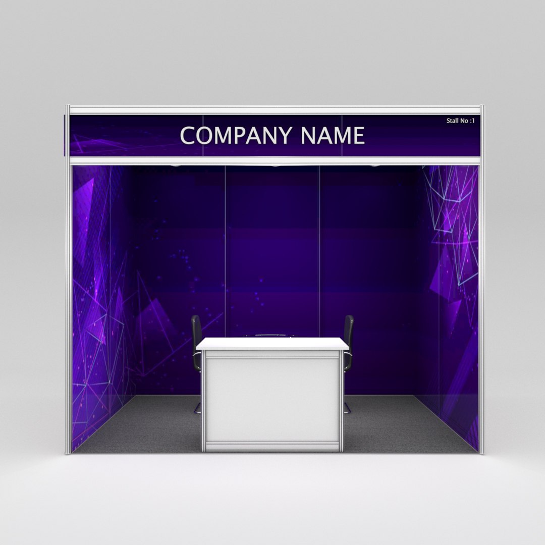 Octanorm System Booth - 6 SqmBooth Model - TurboSquid 2148526