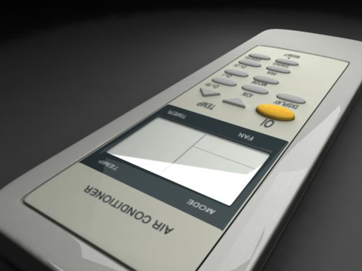 3d model air condition remote control