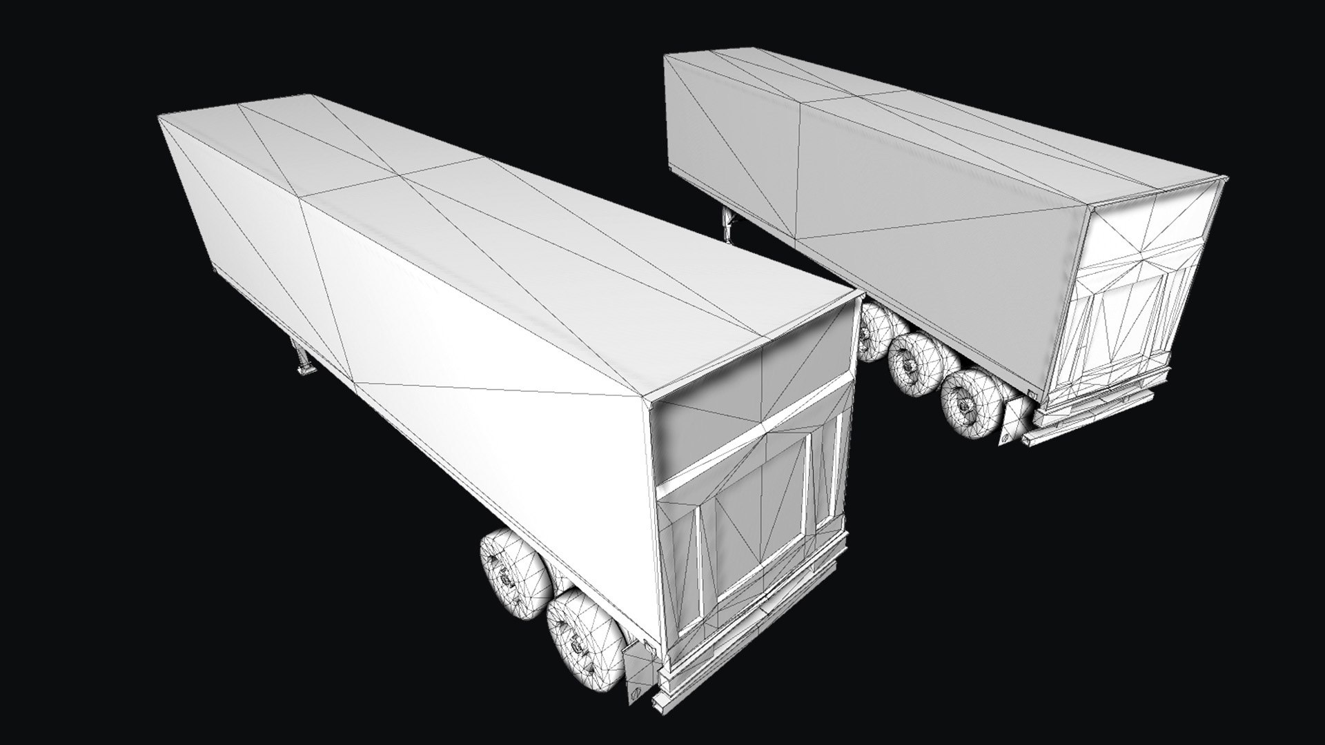 3D Trailer Low-poly Game Ready 3D Model - TurboSquid 1723913