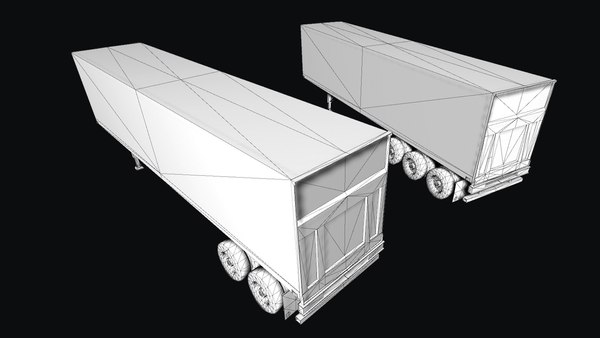 3D Trailer Low-poly game ready 3D model - TurboSquid 1723913