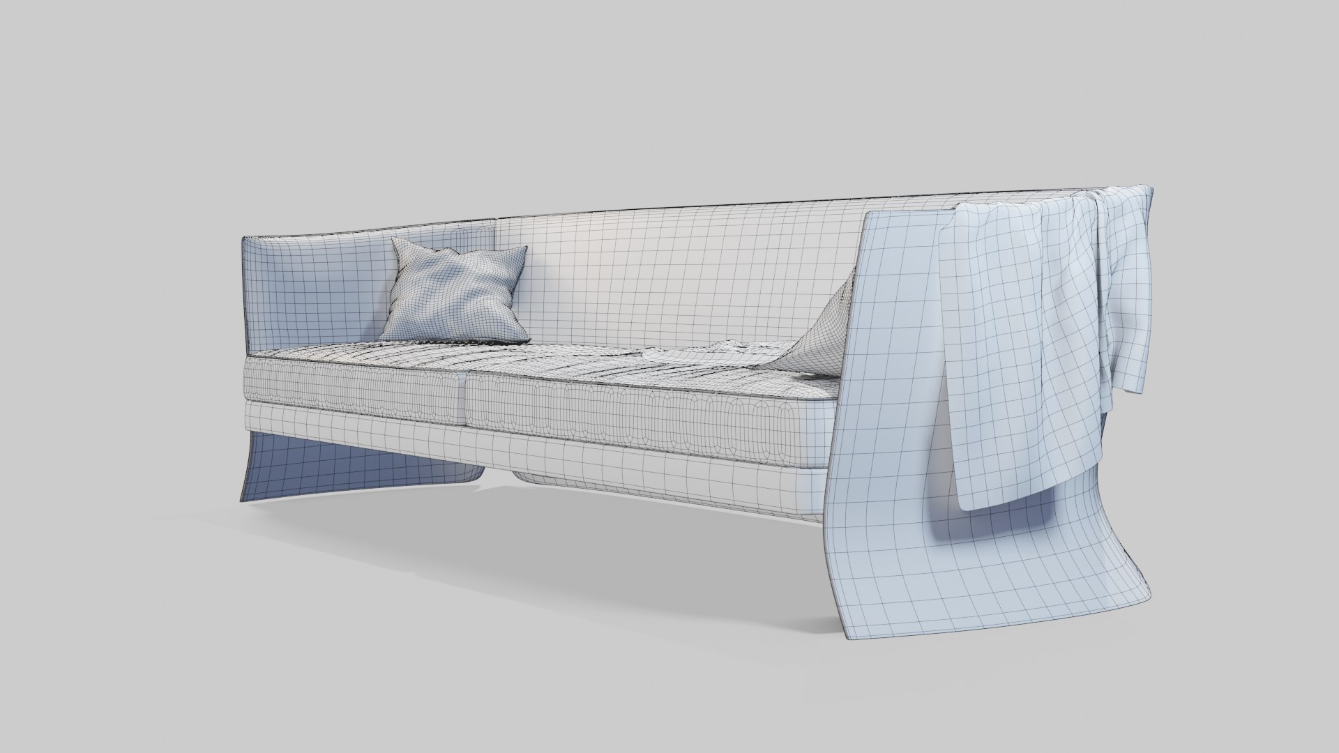 Bentley Home Newent Sofa 3D Model - TurboSquid 1596928