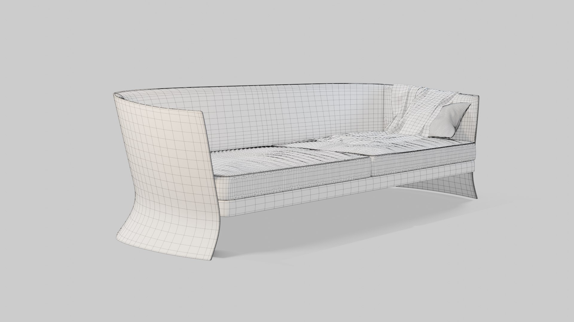 Bentley Home Newent Sofa 3D Model - TurboSquid 1596928