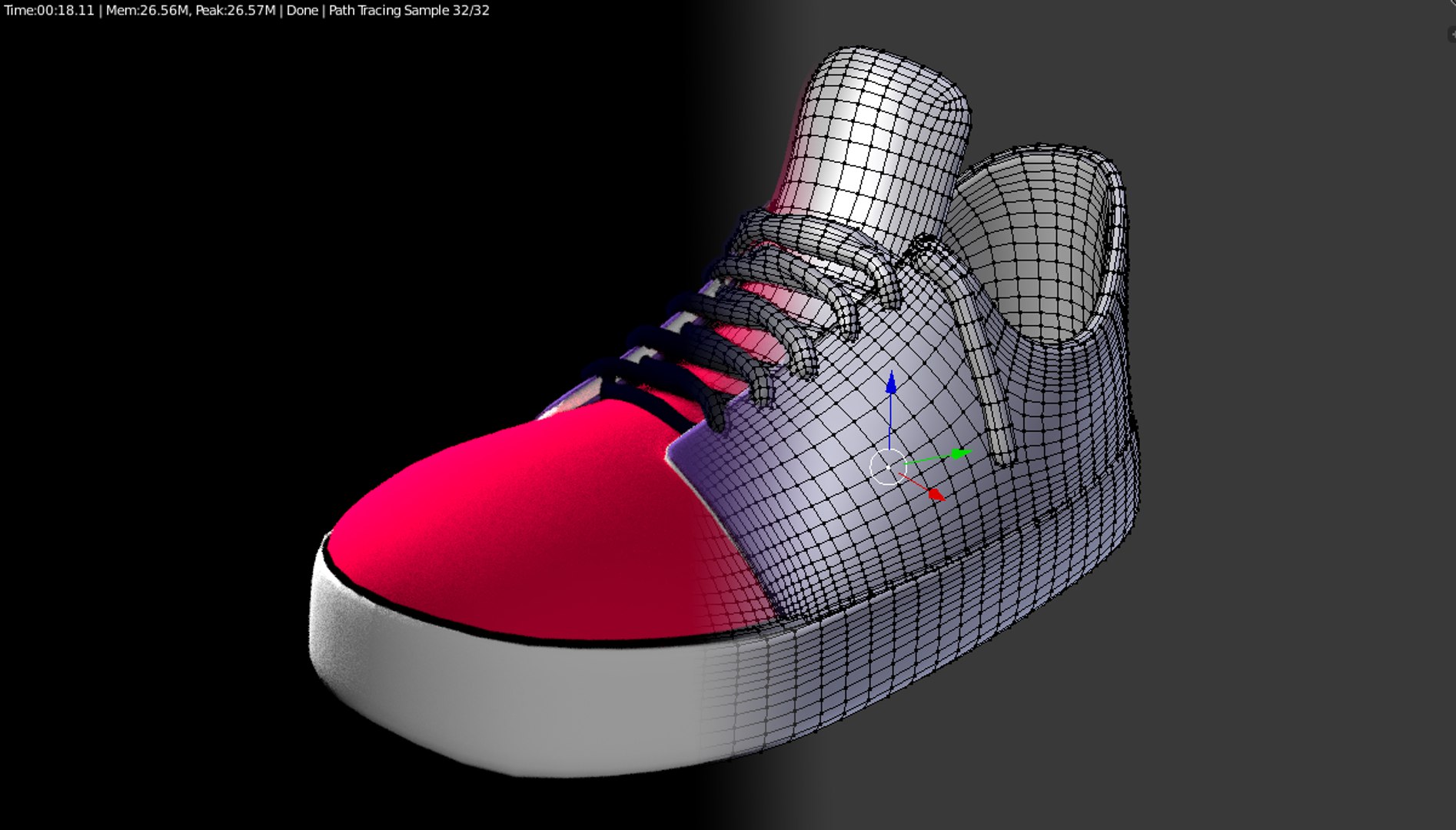 3D Basic Shoe Model - TurboSquid 1384540