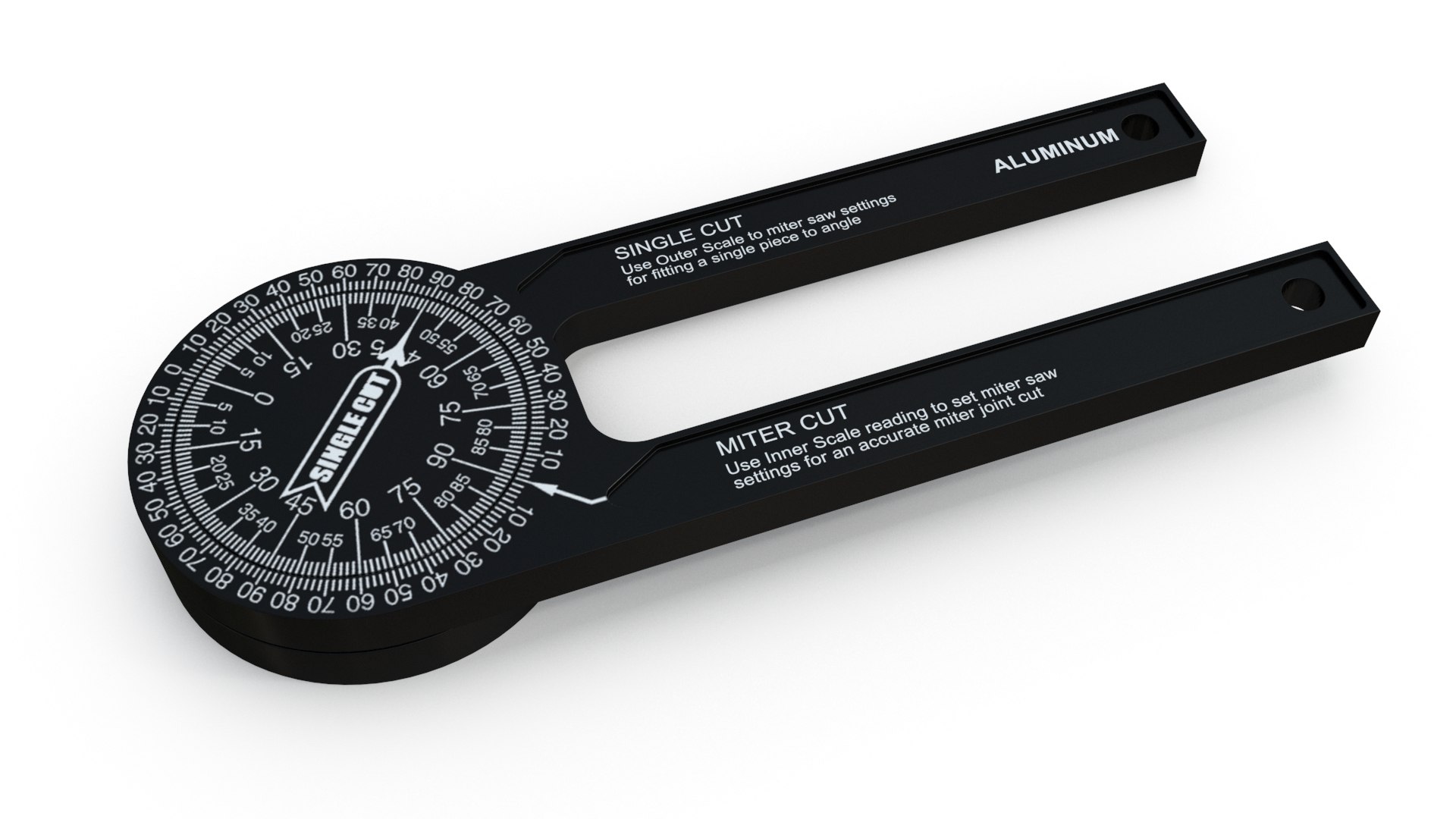 3D Miter Saw Protractor PBR Model - TurboSquid 1795256