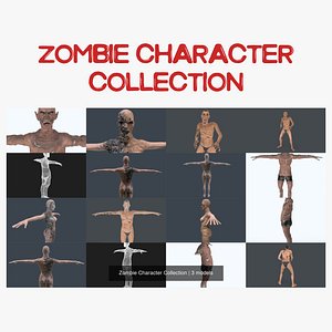 Collection Zombie Blender Models for Download | TurboSquid