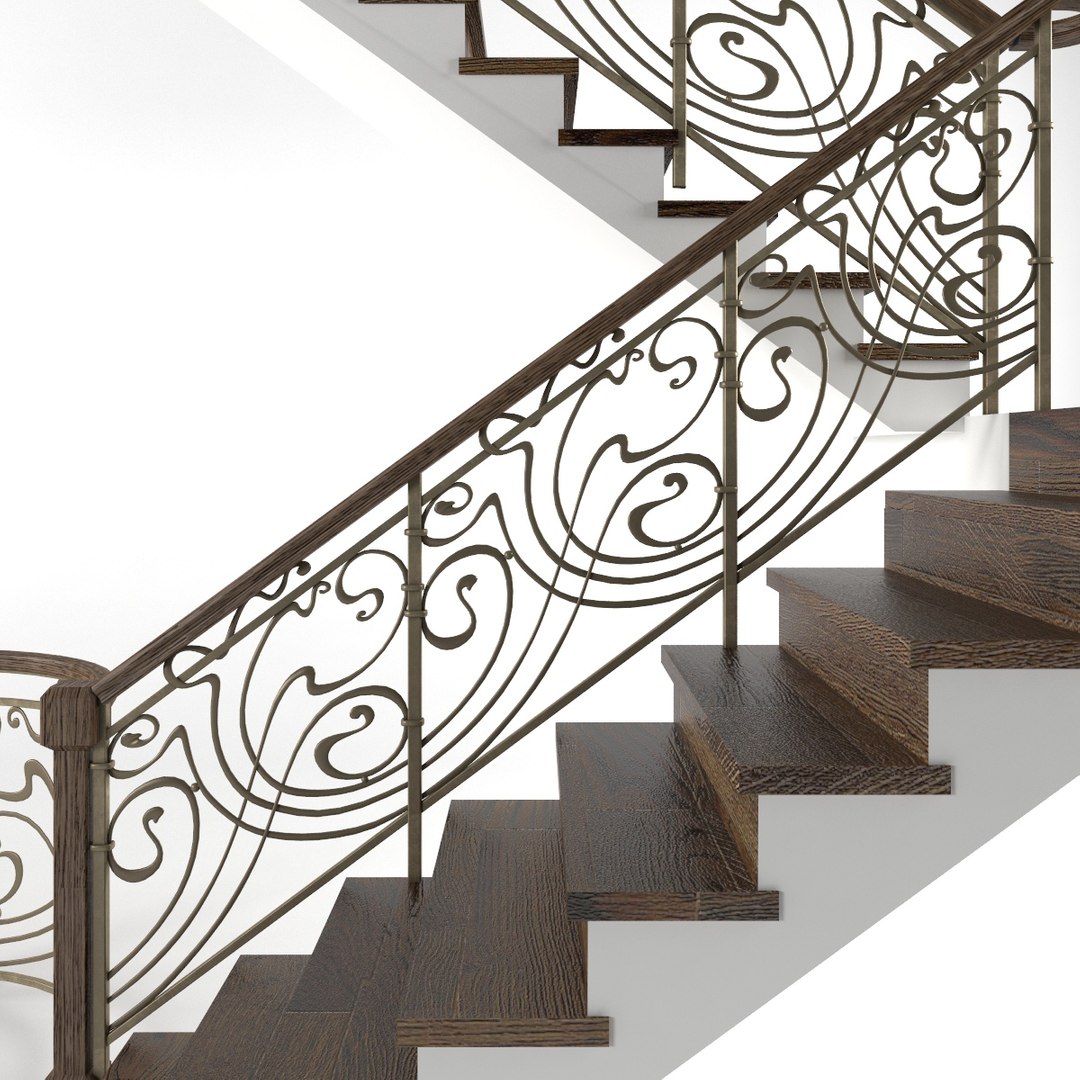3d Railing Model