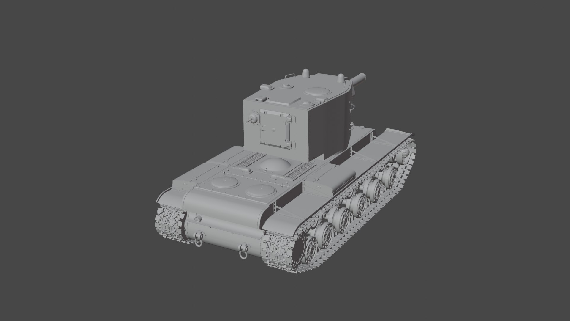 Tank Kv-2 Model - TurboSquid 2151256