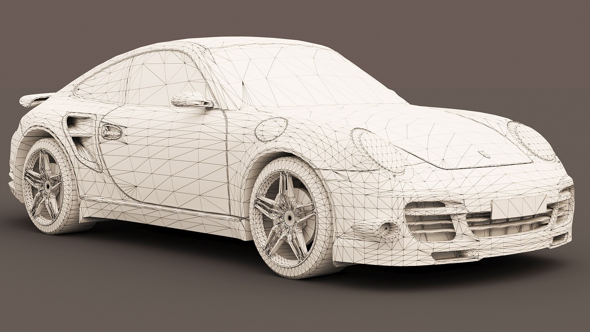 3D Porsche 997 Turbo 2007 - TurboSquid 2292322
